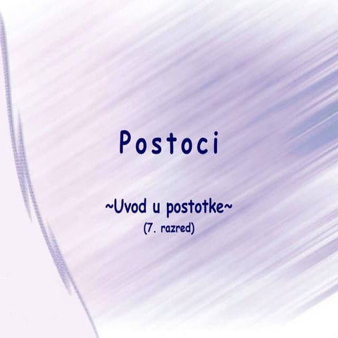 Postoci | PPS