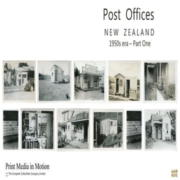 New Zealand Post Offices 1950s - Part 1 | PPTX