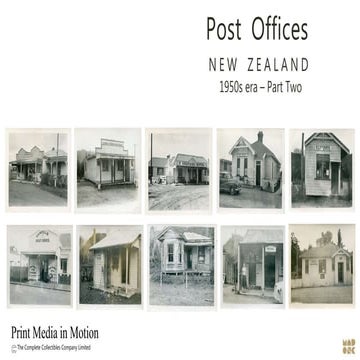New Zealand Post Offices 1950s - Part 2 | PPTX