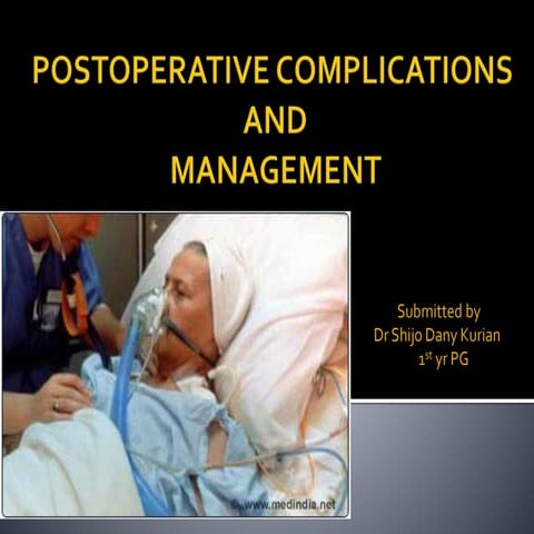 Post operative care | PPT