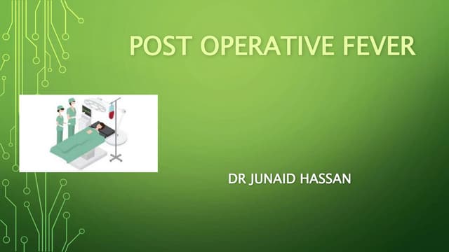 Postoperative fever | PPT