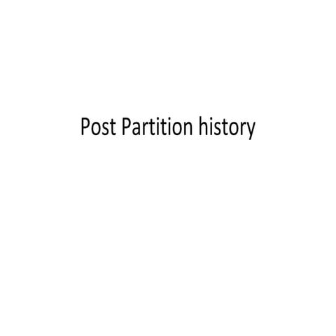 Post partition presentation | PPT