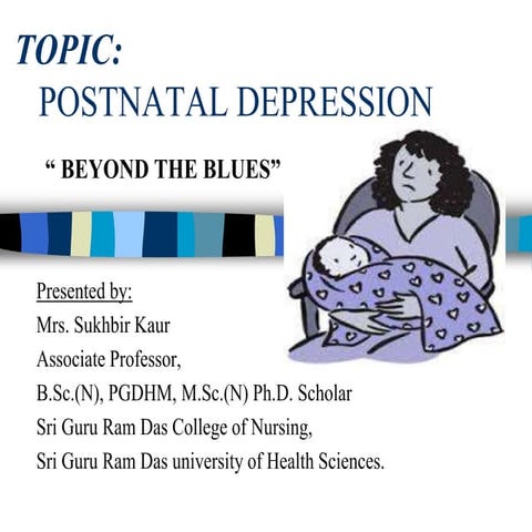 Postpartum depression | PPTX