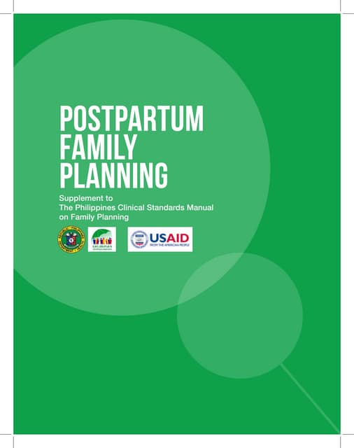 A lifesaving intervention: Postpartum Family Planning | PPT