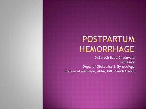 Post Partum Hemorrhage (PPH).ppt