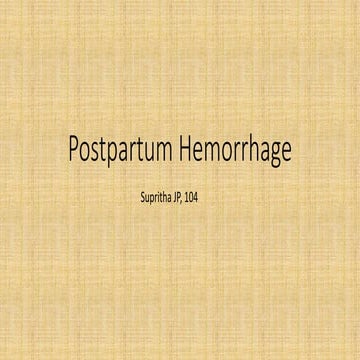 Postpartum Hemorrhage.pptx
