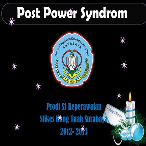 Post Power Syndrom | PPTX