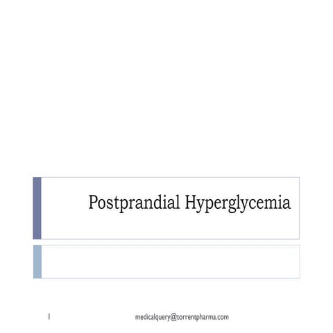 Postprandial | PPT