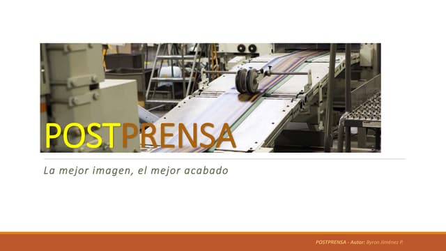Pre prensa y post prensa | PDF