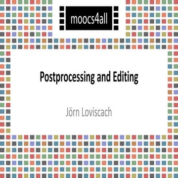 Postprocessing and editing | PPTX
