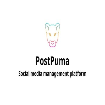 PostPuma: Social media management platform | PPT