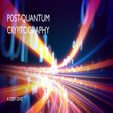 Post Quantum Encryption Presentation by srm.pptx