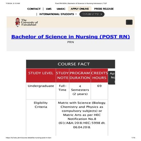 Post RN BSN _ Bachelor of Science in Nursing Admission _ TUF.pdf