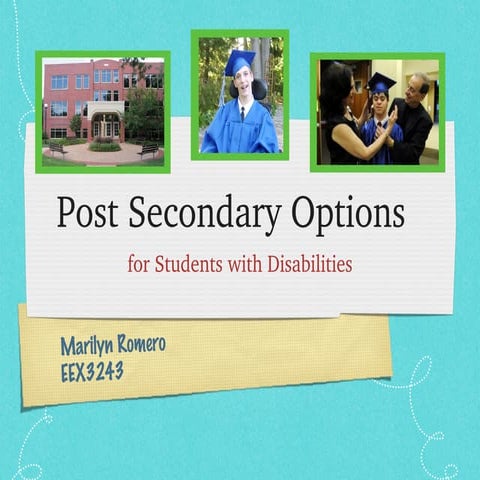 Post Secondary Options-Marilyn Romero | PPT
