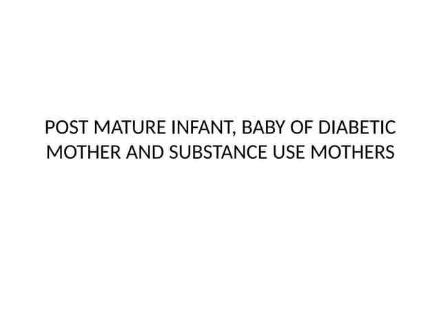 Pre-term, Small for gestational age and Post-term Infant | PPTX ...