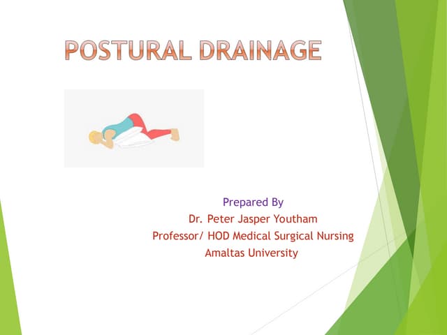 Postural drainage | PPTX