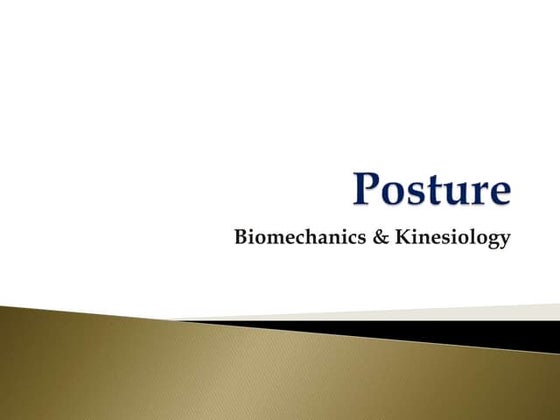 Posture analysis | PPT