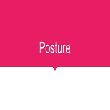 Posture | PPTX