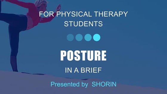 Posture | PPTX | Physical Therapy | Wellness