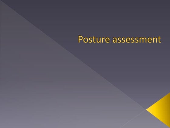 Correct your posture | PPT