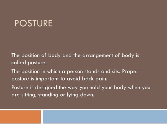 Posture | PPTX