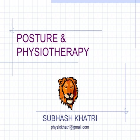 Posture & Physiotherapy | PPT