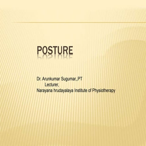 Posture | PPT