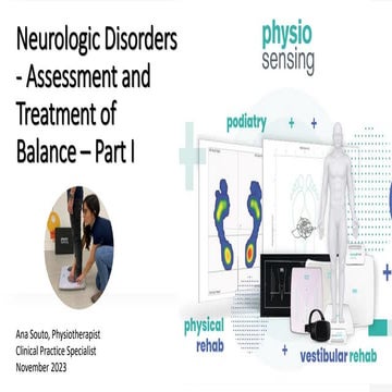 Posturography in Neurological Disorders - How to assess and treat ...