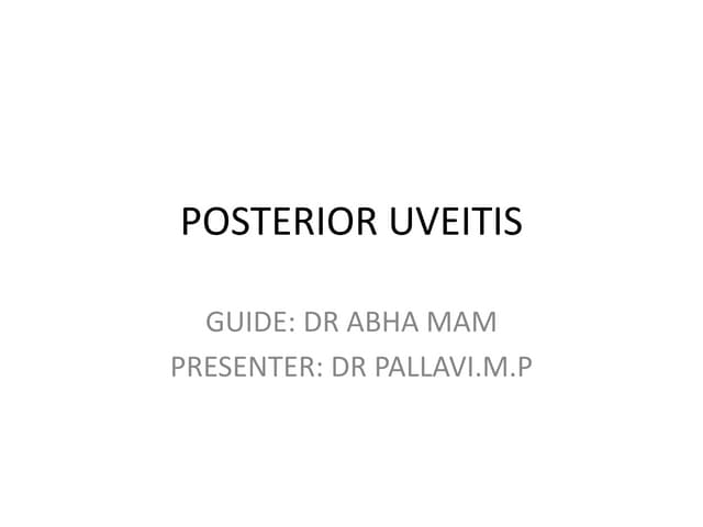 viral retinitis discussion by Dr Aman Dalal | PPTX