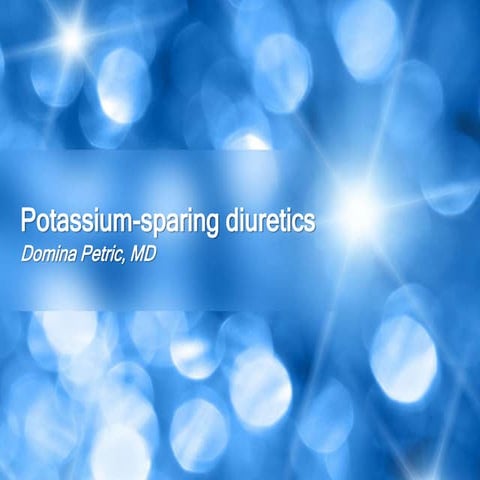 Potassium sparing diuretics | PPSX