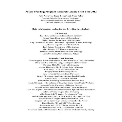 2012 Potato breeding program report for the WPVGA proceedings- Feb 2013 ...