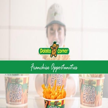 Potato Corner Franchise Opportunity and Details | PDF