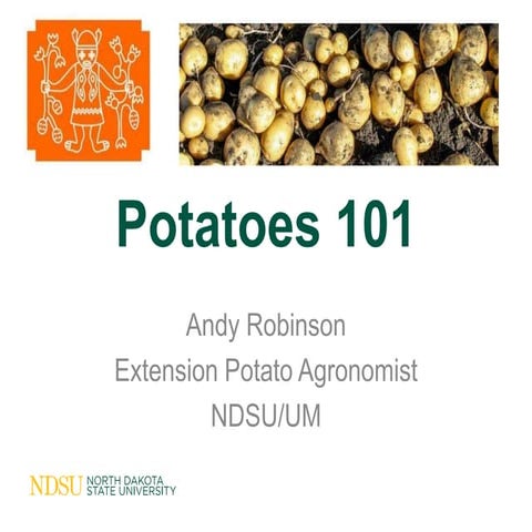 Potatoes 101, Andy Robinson | PPTX