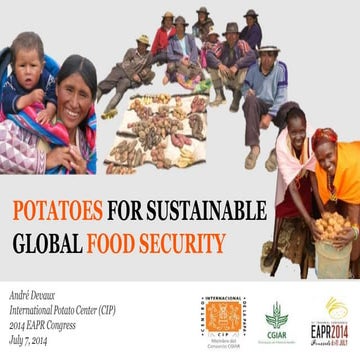 Potatoes to improve sustainable global food security: Presentation at ...