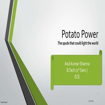 Potato Power | PPTX