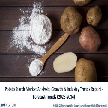 Potato Starch Market Size, Share, Trends & Growth 2034 | PPTX