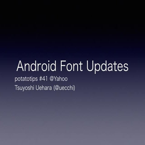 Android Font Updates | PDF | Web Development | Internet