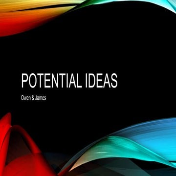 Potential Ideas | PPTX | Music Video | Genres
