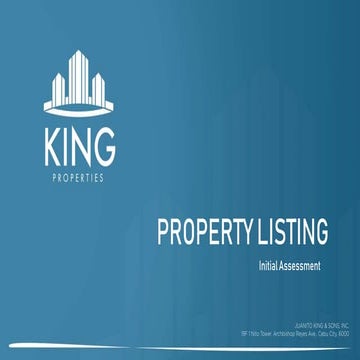 Potential Property Acquisitions - King Properties 2024 - Revised Copy.pptx