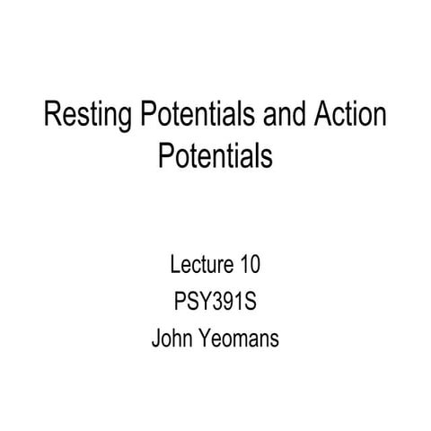 Potentials lectures 10_12 | PPT