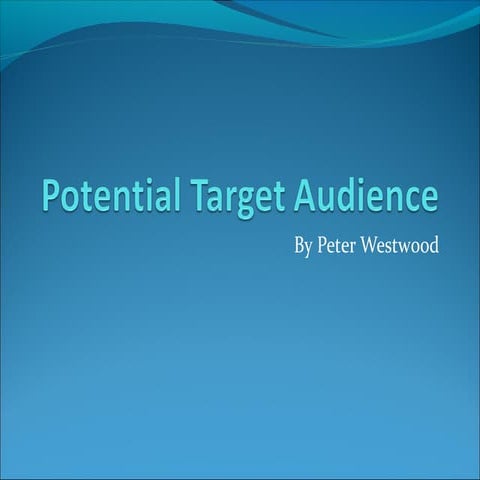 Target Audience for Period Drama's | PPTX