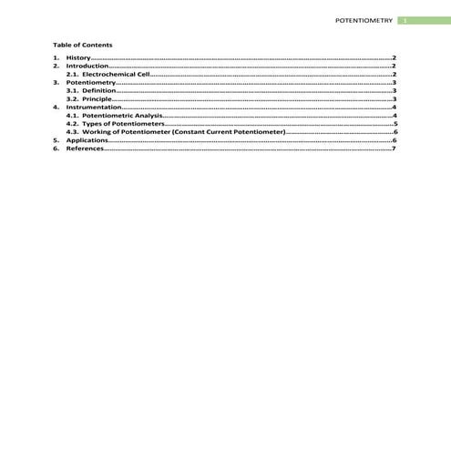 Potentiometry | PDF