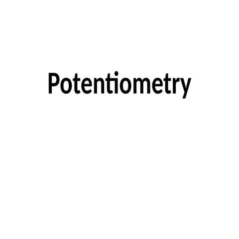 Potentiometry, Electrochemical cell, construction and working of ...