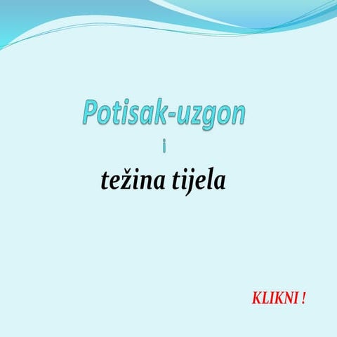 Potisak uzgon | PPT