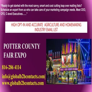 Potter county fair expo | PPTX