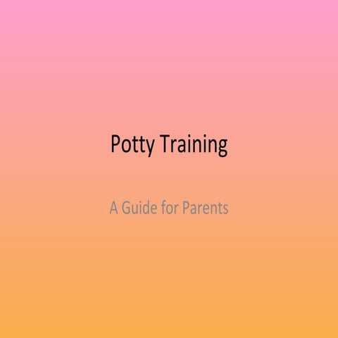 Potty Training | PPT