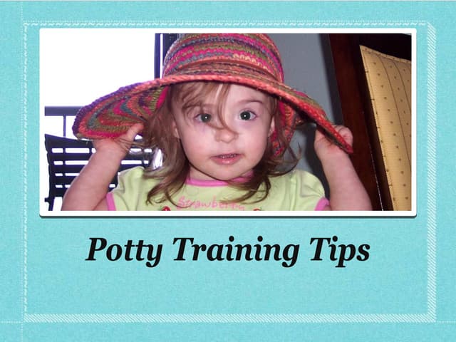 Toilet training for children with asd presentation | PPTX