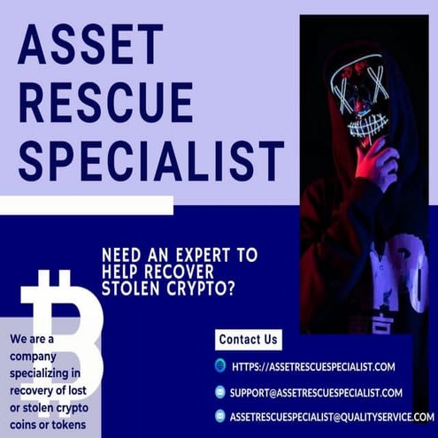 RECOVER YOUR LOST CRYPTO WITH ASSET RESCUE SPECIALIST | PDF