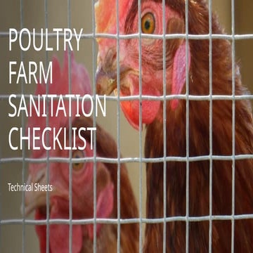 Poultry Farm - Sanitation Checklist1.pptx