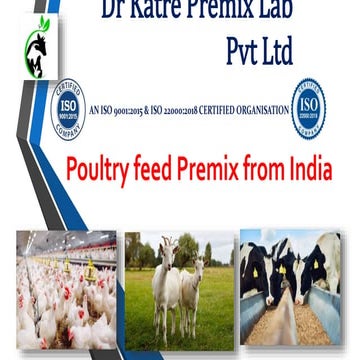 Poultry feed Premix from India.pptx